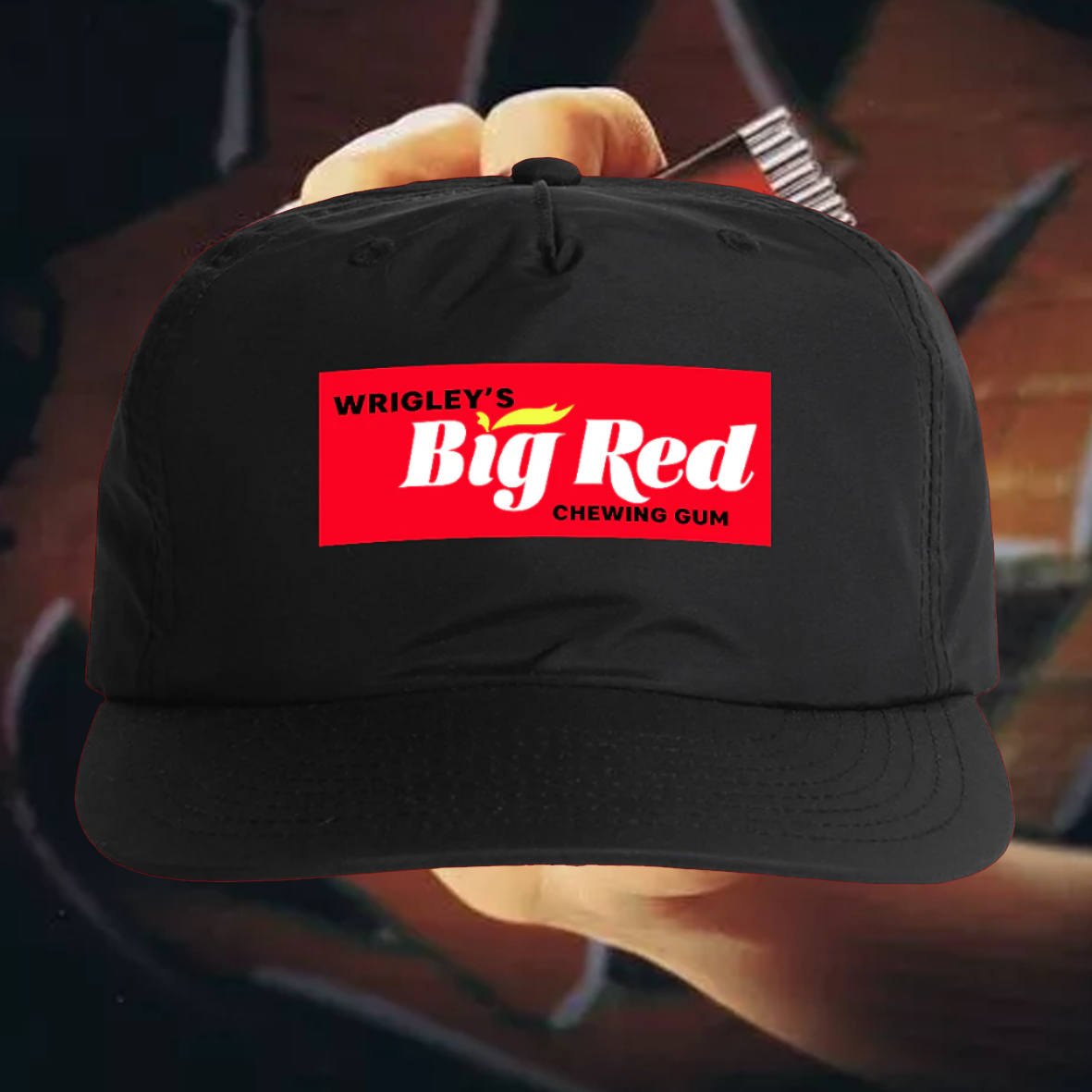 BIG RED BLACK SURF CAP – AOCTW