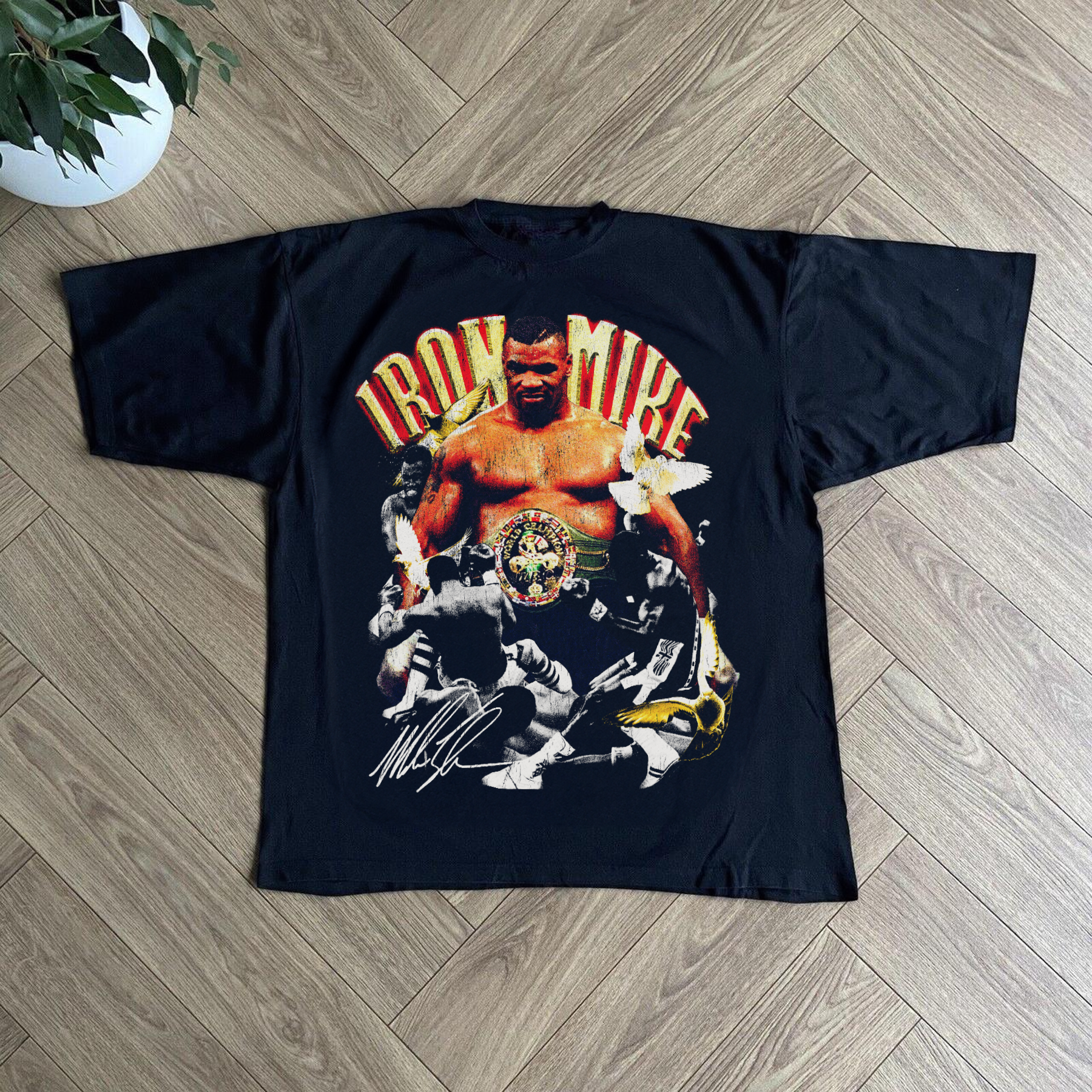 Vintage 'Iron Mike' Tyson Black T-Shirt – AOCTW