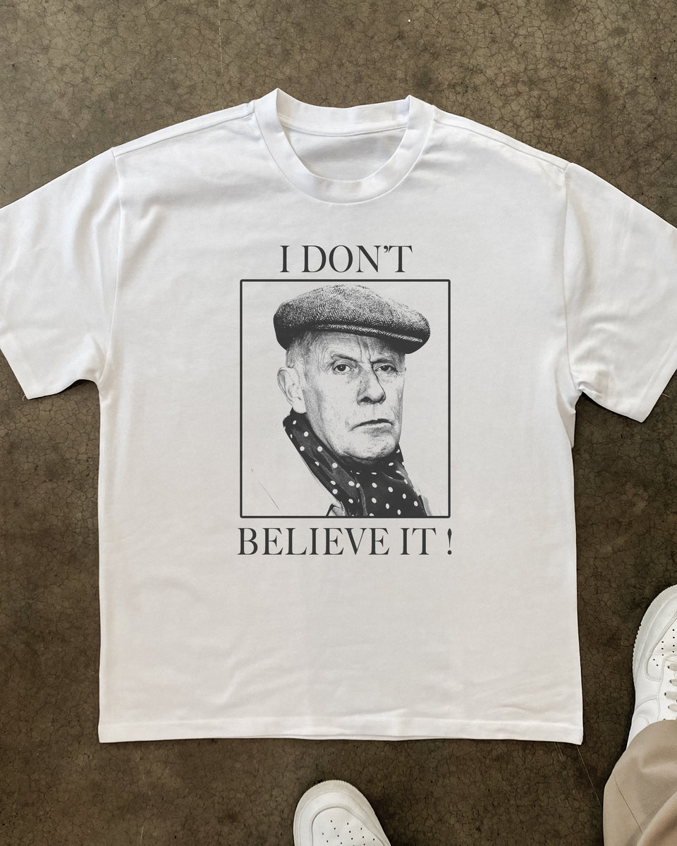 90S One Foot In The Grave Vintage Victor Meldrew Heavyweight White T-S – AOCTW