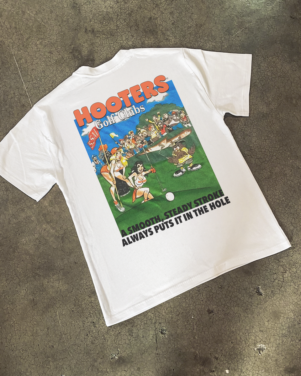 90S 'Hooters Golf Club' Heavy White T-Shirt – AOCTW